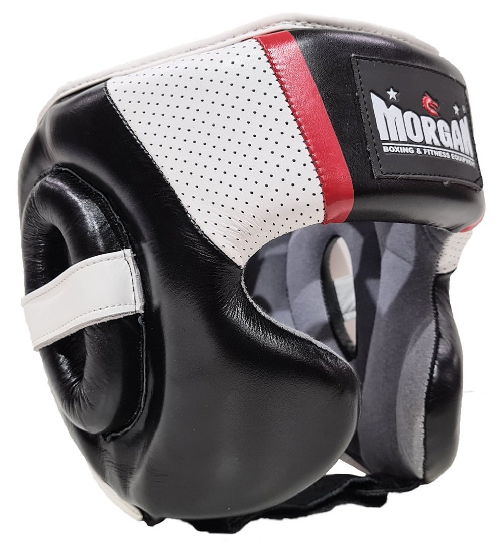 Morgan V2 Mexican Leather Heard Guard – KO SPORTS EQUIPMENT